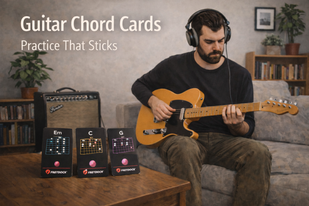 Guitar Chord Cards: The Simple Shortcut to Finally Remember Every Chord ...