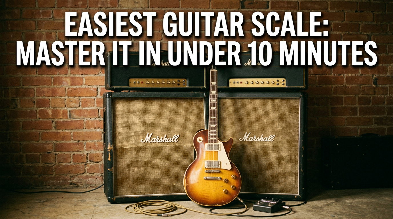 Easiest Guitar Scale: Master It in Under 10 Minutes - Guitar Freaks Blog