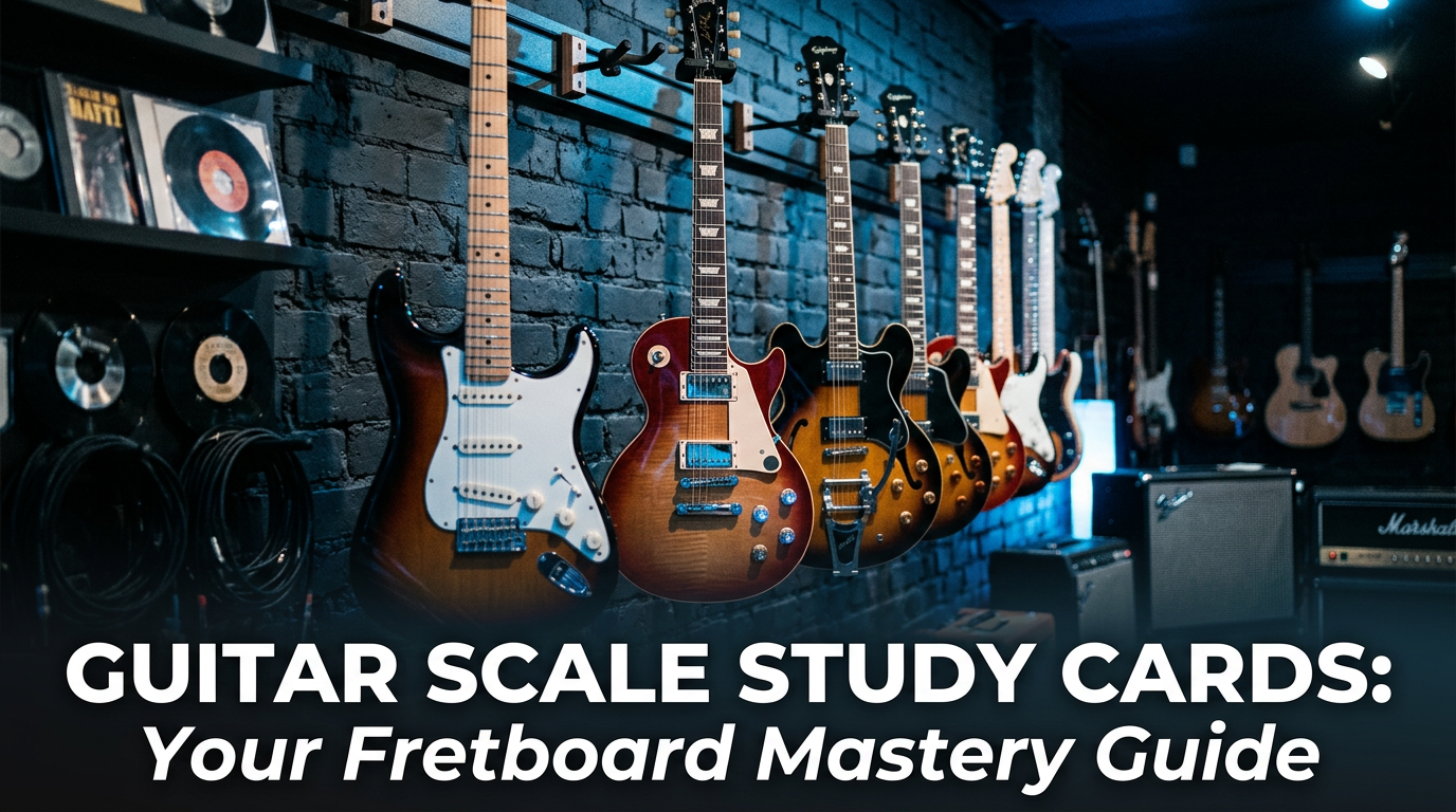 Guitar Scale Study Cards: Your Fretboard Mastery Guide - Guitar Freaks Blog